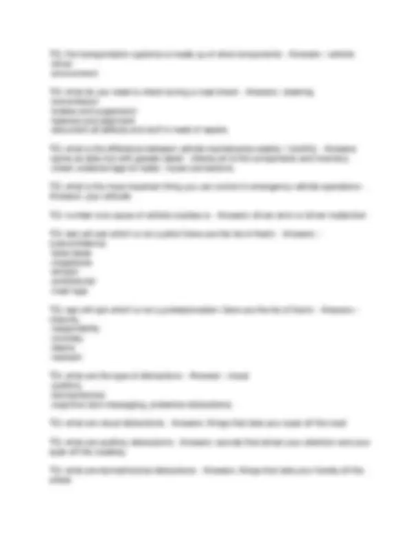 EVOC Test Questions: Emergency Vehicle Operations Study Guide | Exams ...