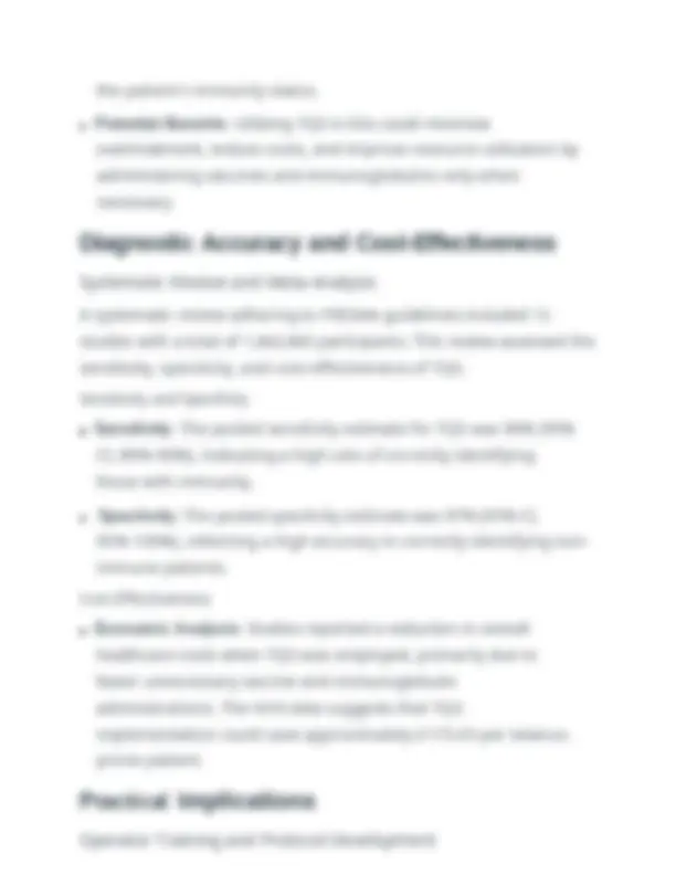 TET 101 Comprehensive Review of Point of Care Testing for Tetanus ...