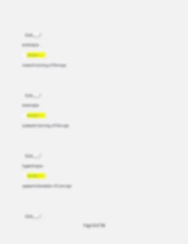 NRNP 6541 (Growth and development) Expert Verified Actual Questions ...