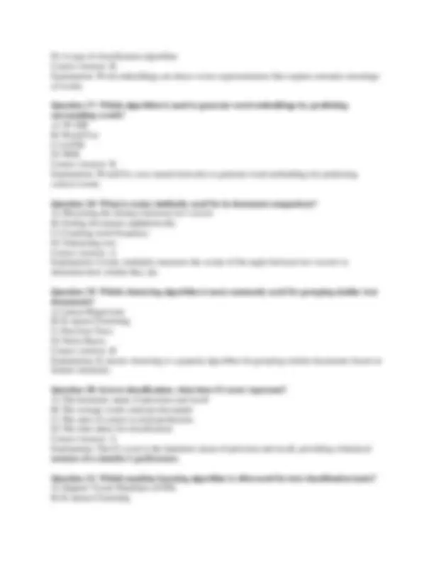 Certificate in Natural Language Processing using Python Exam | Exams Technology | Docsity