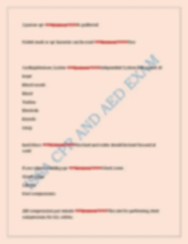 CPR and AED Exam Q&A: Essential Guide to Cardiopulmonary Resuscitation ...