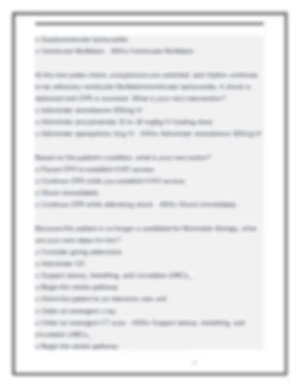 RQI 2025 ACLS Healthcare Provider Questions and Detailed Answers ...