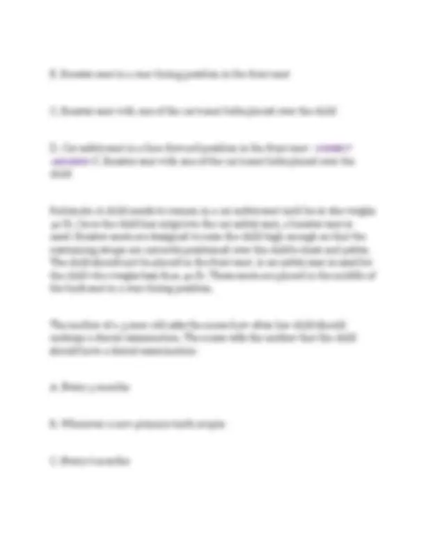 MODULE 1 DEVELOPMENTAL STAGES AND TRANSITION EXAM WITH DETAILED ANSWERS ...