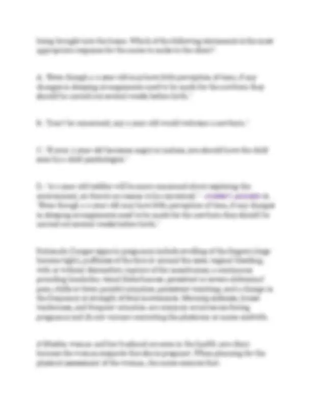 MODULE 1 DEVELOPMENTAL STAGES AND TRANSITION EXAM WITH DETAILED ANSWERS ...