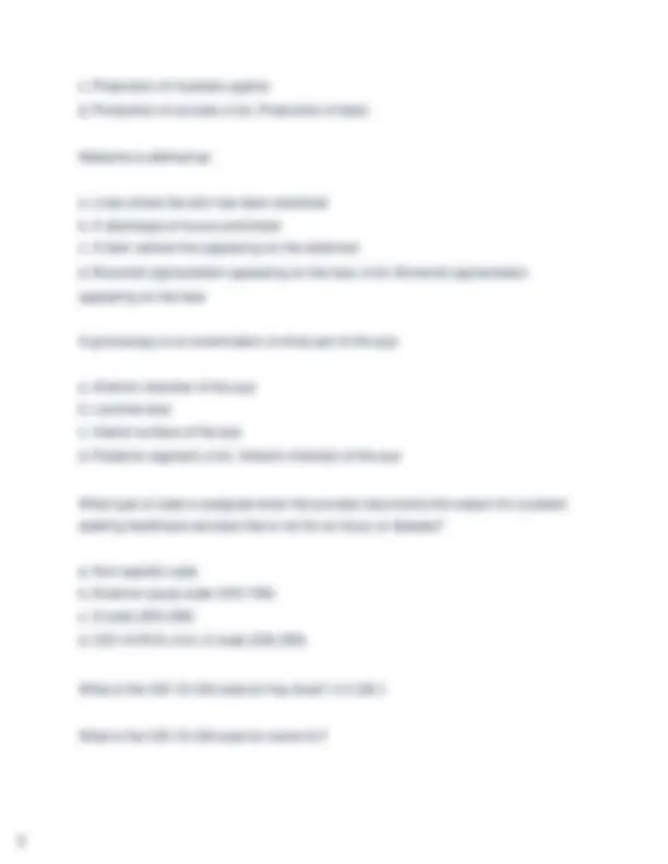 ICD-10-CM and CPT Coding Practice Questions | Exams Medicine | Docsity