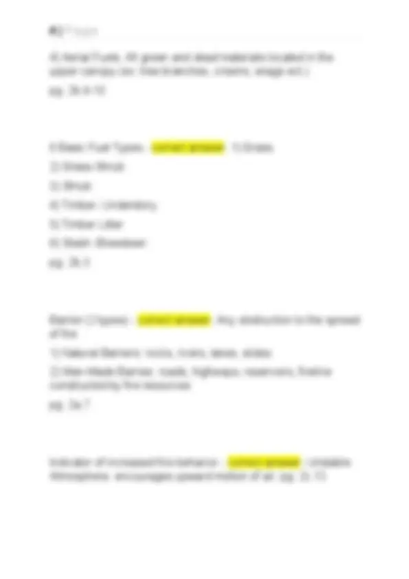 Wildland Fire S190 Exam Prep: Questions and Answers | Exams Safety and ...