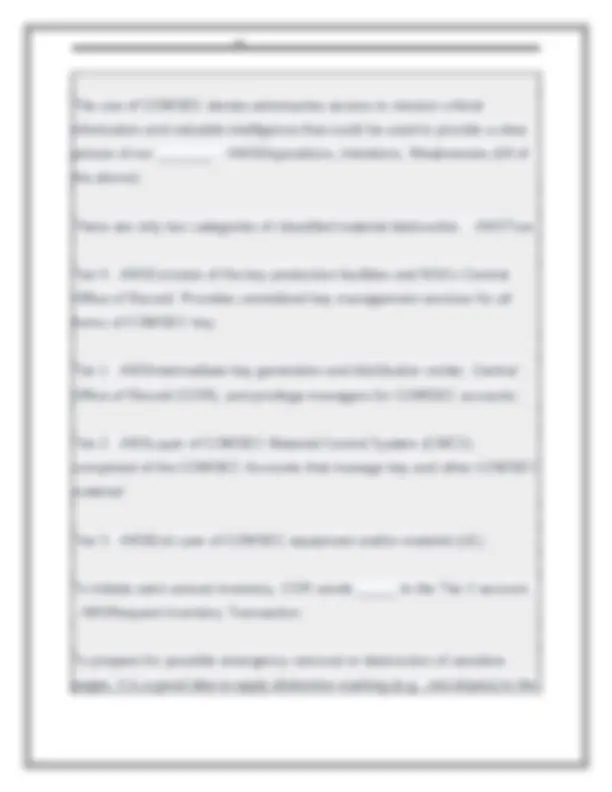 Basic COMSEC Policies and Procedures Exam Test Bank 2025-2026 ...