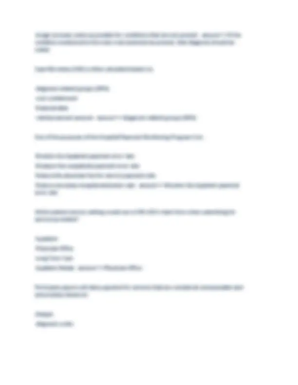 AHIMA Exam Practice Questions: Healthcare Coding and Reimbursement ...