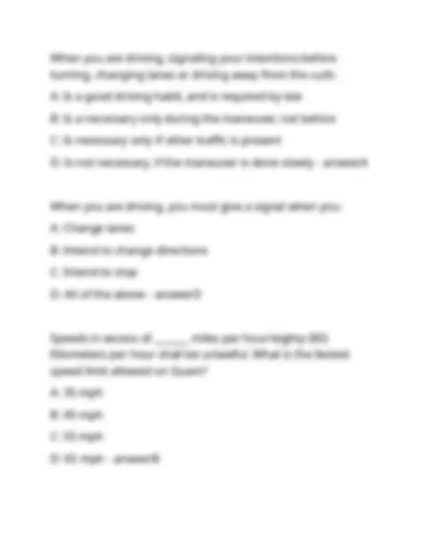 WRITTEN TEST 1 (GUAM) TEST QUESTIONS FULLY SOLVED & UPDATED | Exams ...