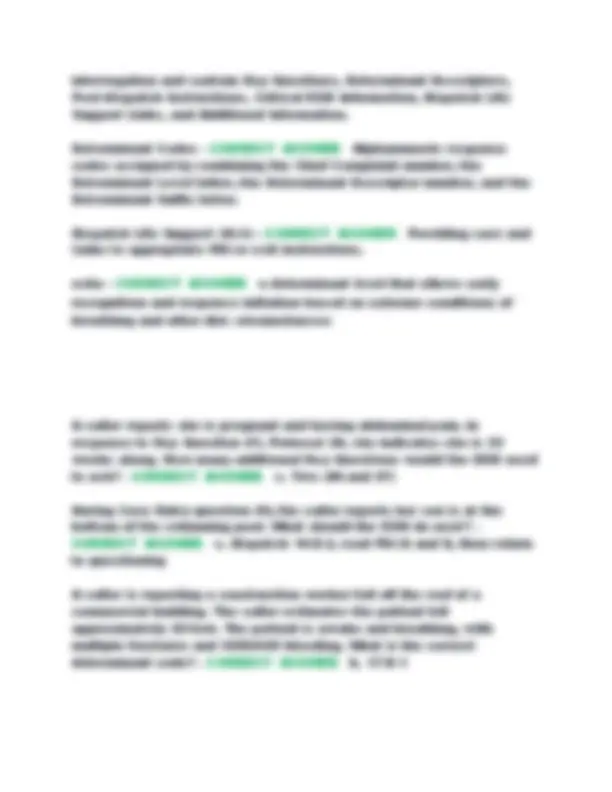 EMD COURSE V14 EXAM/ EMD COURSE V14 ACTUAL FINAL EXAM QUESTIONS AND ...