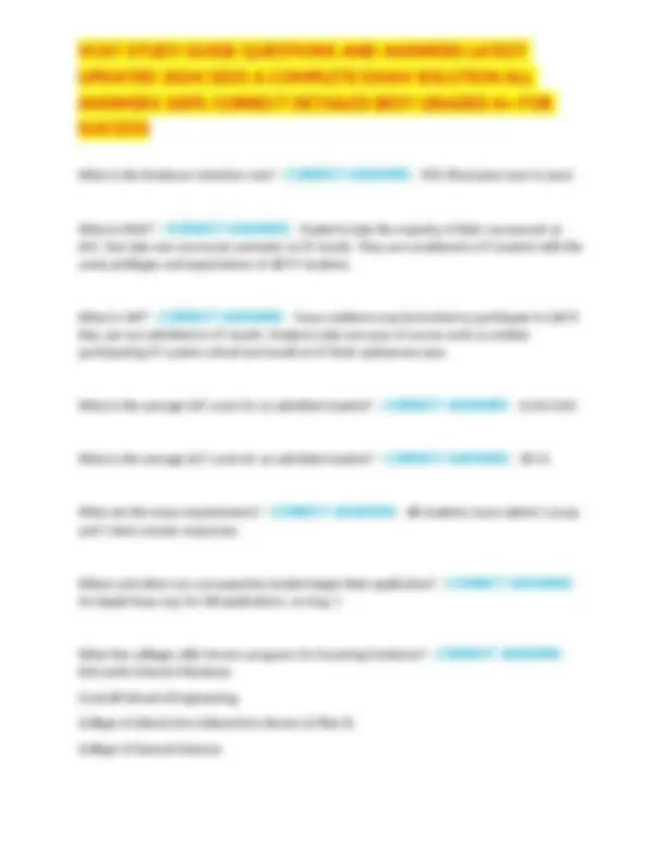 VCAT STUDY GUIDE QUESTIONS AND ANSWERS LATEST UPDATED 2024/2025 A ...