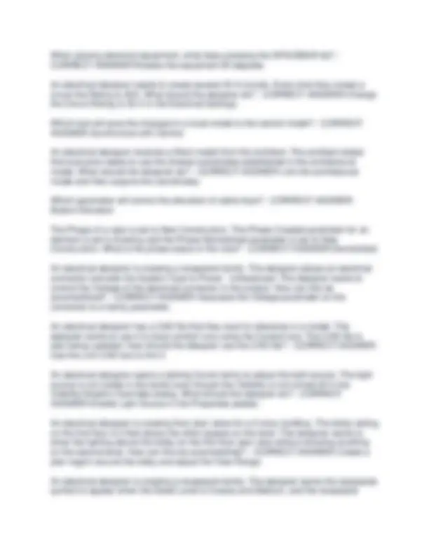 Revit Certification exam prep All Possible Questions and Answers with ...