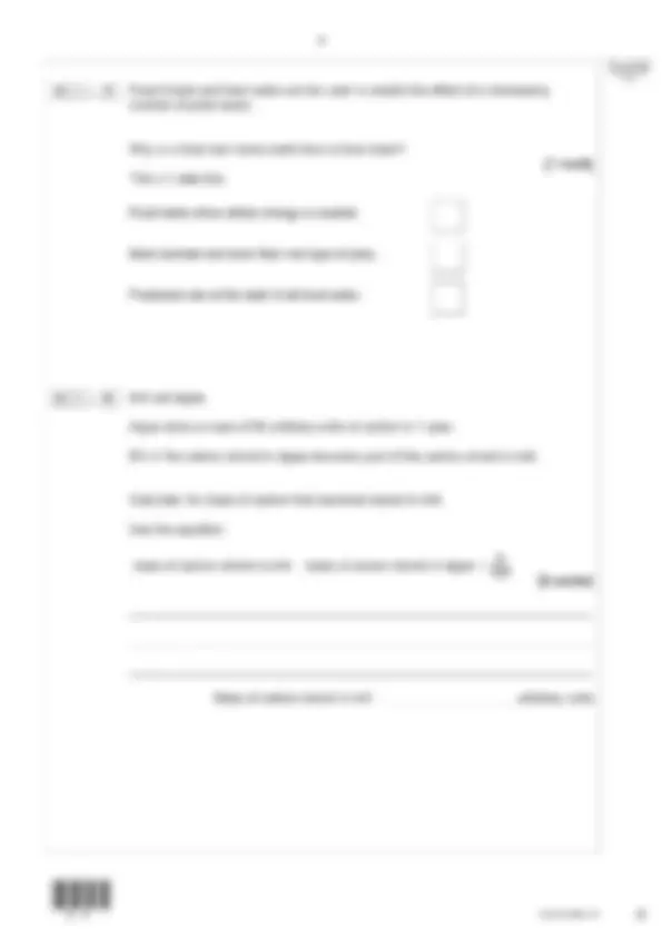 2025 AQA GCSE COMBINED SCIENCE: SYNERGY 8465/1F Paper 1 Question Paper + Mark Scheme + Ins ...