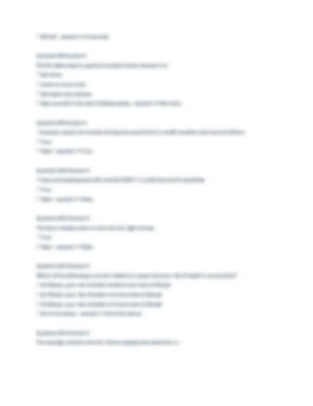 Georgia DDA 6-Hour Defensive Driver & Driver Improvement Final and Session 1–5 Exams – 202 ...