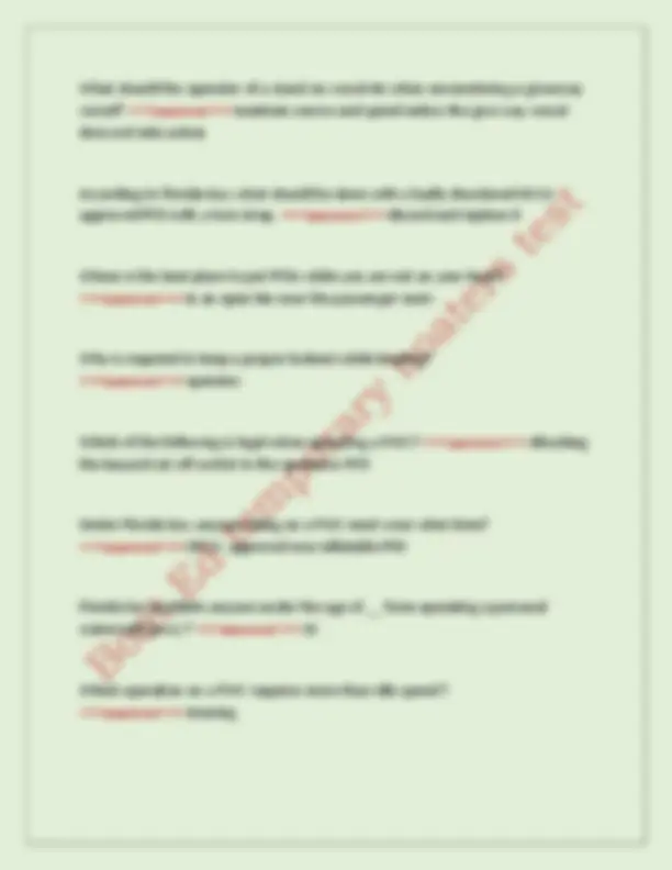 Boat Ed temporary boaters test answers ACTUAL EXAM QUESTIONS WITH ...