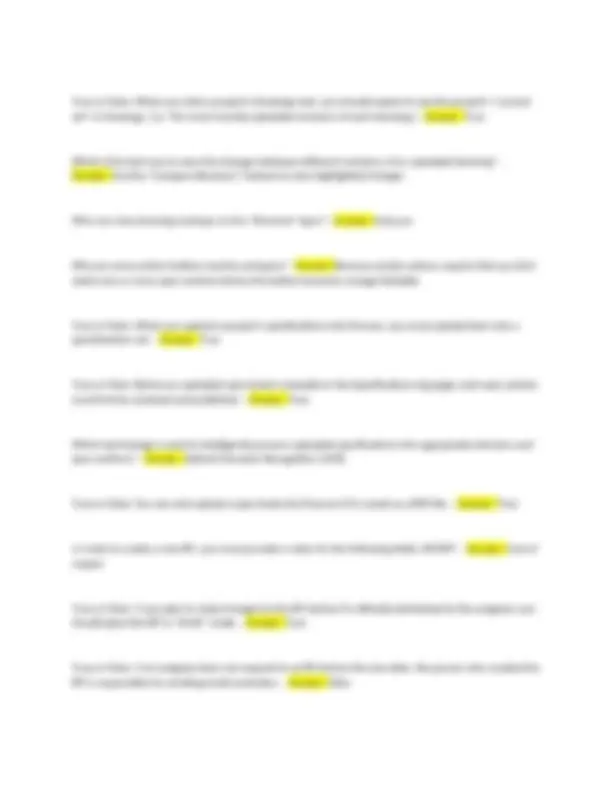 Procore Quiz CE 3310 Comprehensive Questions (Frequently Most Tested ...