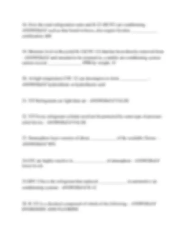 Epa 609 Technician Certification Questions And Answers With verified ...