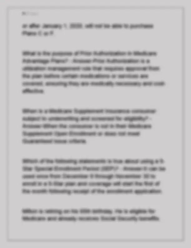 UHC MEDICARE BASICS EXAM AND PRACTICE EXAM LATEST 2025 ACTUAL EXAM WITH ...