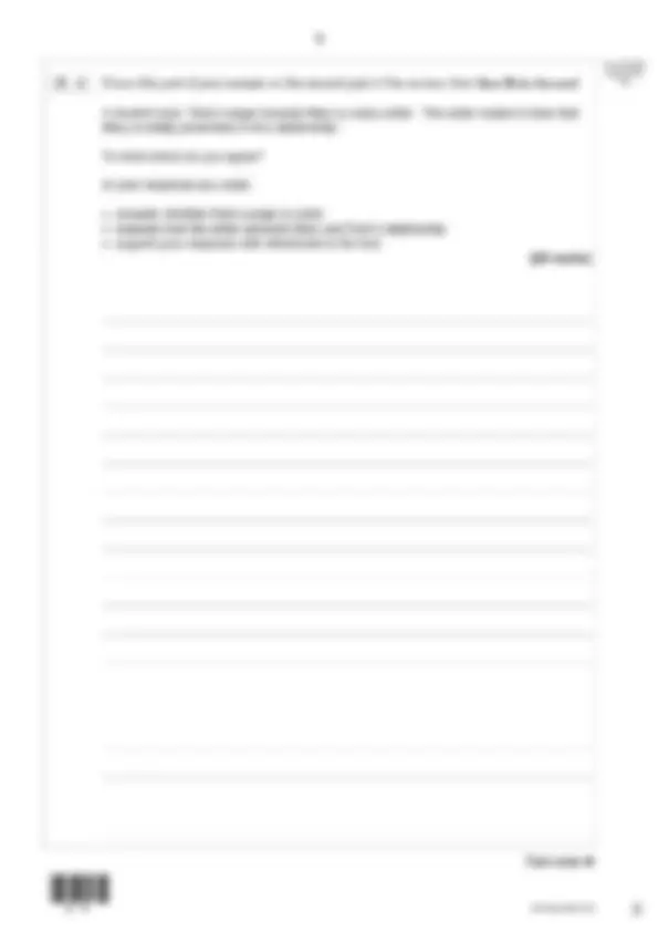 Actual 2025 AQA GCSE ENGLISH LANGUAGE 8700/1 Paper 1 Question Paper ...