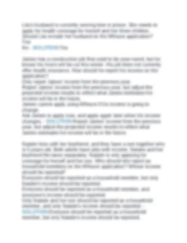 MNSURE ROLE-BASED ASSESSMENT QUESTION AND ANSWER | Exams Nursing | Docsity