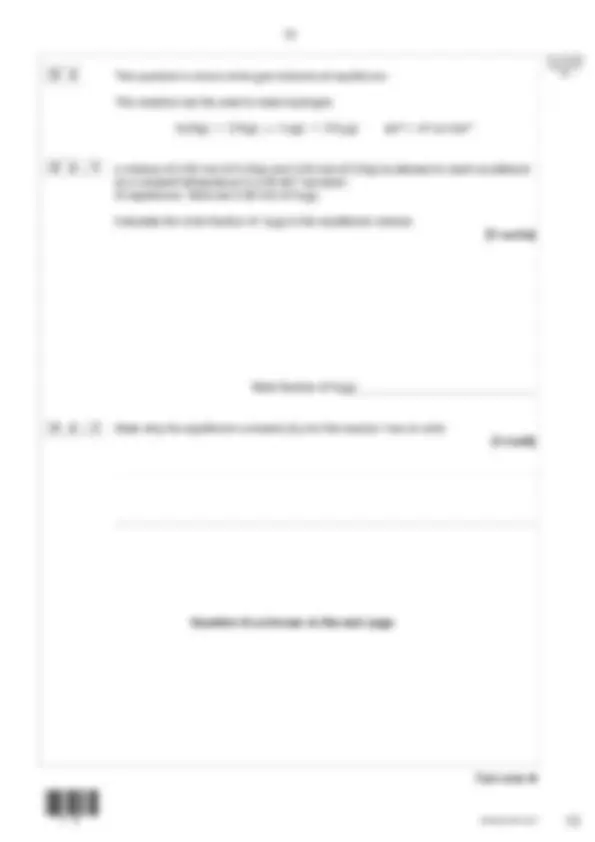 Actual 2025 AQA A-LEVEL CHEMISTRY 7405/1 Paper 1 Merged Question Paper + Mark Scheme + In ...