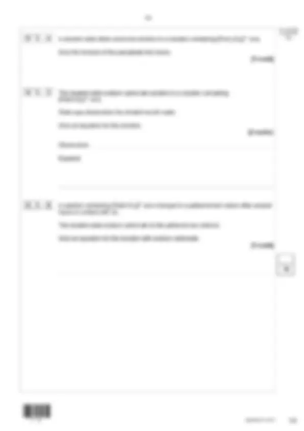 Actual 2025 AQA A-LEVEL CHEMISTRY 7405/1 Paper 1 Merged Question Paper + Mark Scheme + In ...