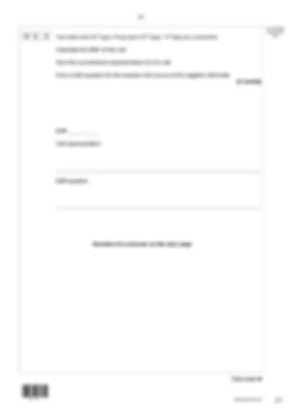 Actual 2025 AQA A-LEVEL CHEMISTRY 7405/1 Paper 1 Merged Question Paper + Mark Scheme + In ...