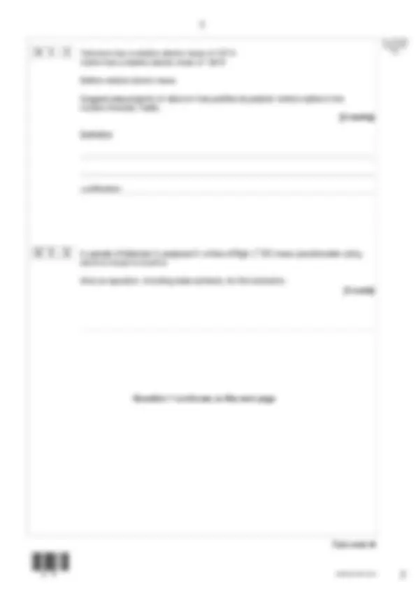 Actual 2025 AQA A-LEVEL CHEMISTRY 7405/1 Paper 1 Merged Question Paper + Mark Scheme + In ...