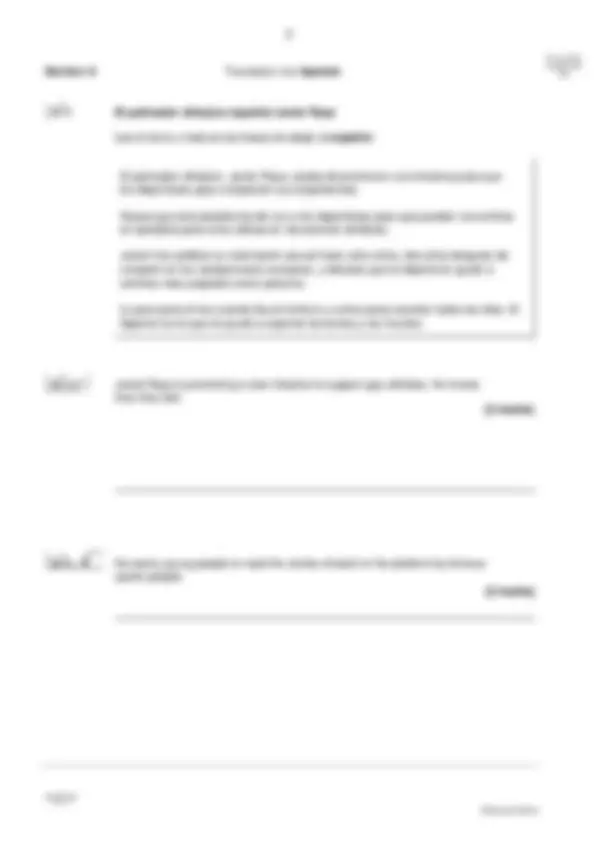 2024 AQA AS SPANISH Paper 2 Writing MAY Question Paper and Mark Scheme ...