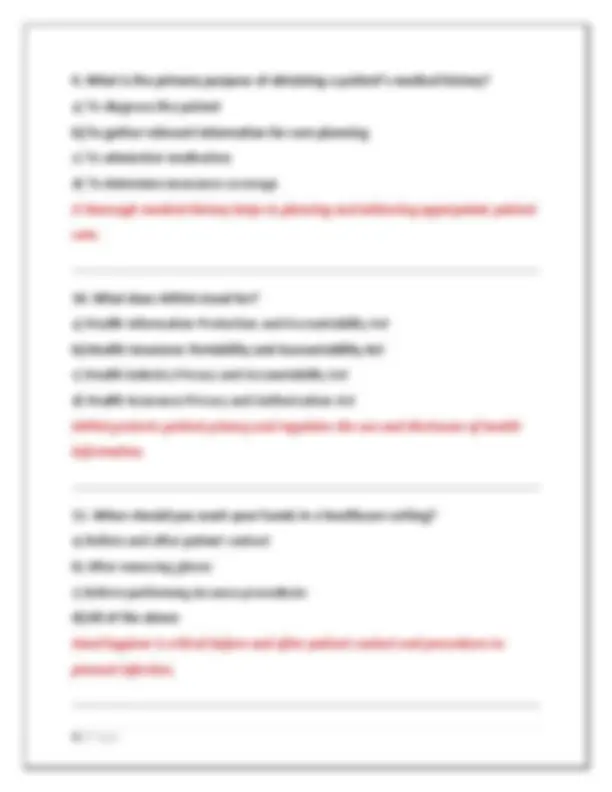 NOCTI MEDICAL ASSISTING PRACTICE EXAM QUESTIONS AND CORRECT ANSWERS ...