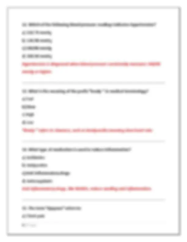 NOCTI MEDICAL ASSISTING PRACTICE EXAM QUESTIONS AND CORRECT ANSWERS ...