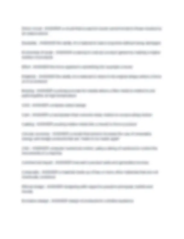 OCR GCSE DESIGN AND TECHNOLOGY REVISION QUESTIONS AND ANSWERS 100% ...