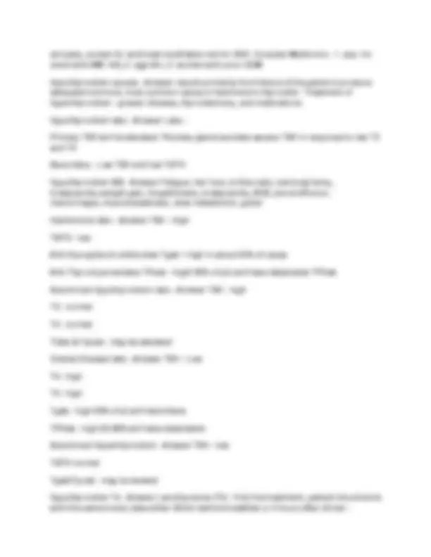 Endocrine Exam Study Guide: Diabetes and Thyroid Disorders | Exams ...