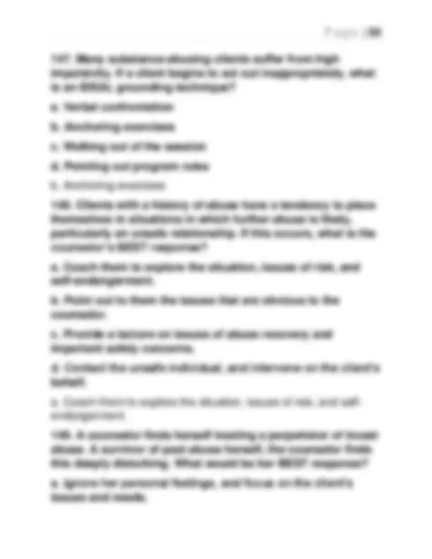 CADC Practice Exam: Substance Abuse Counseling - 2025/2026 Verified ...