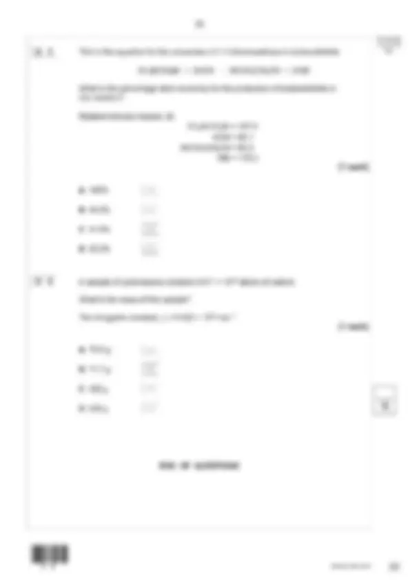 Actual 2025 AQA AS CHEMISTRY 7404/2 Paper 2 Merged Question Paper ...