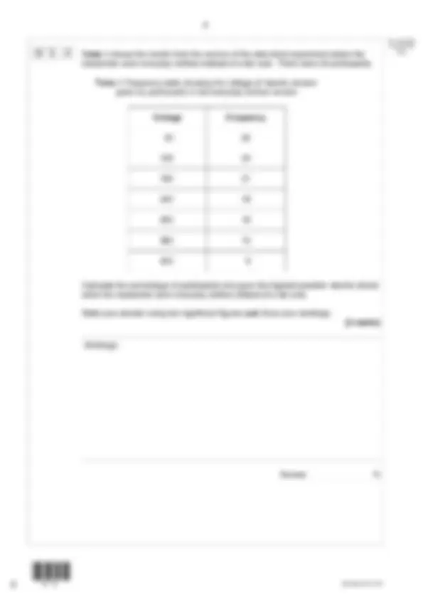 Actual 2024 AQA GCSE PSYCHOLOGY 8182/2 Paper 2 Question Paper + Mark ...