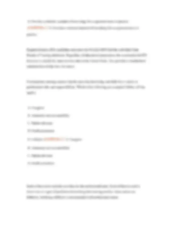 NR 222 Exam 1 with Practice Questions and Answers | Exams Nursing | Docsity