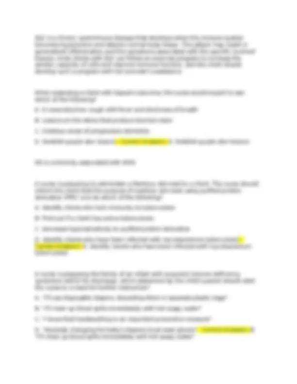 ATI Medical-Surgical Practice Test Immune and Infectious Exam Questions ...