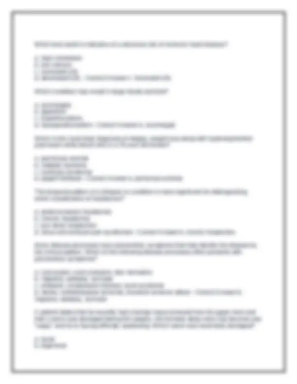 NBCE Boards Part II - General Diagnosis Practice Exam Questions with ...