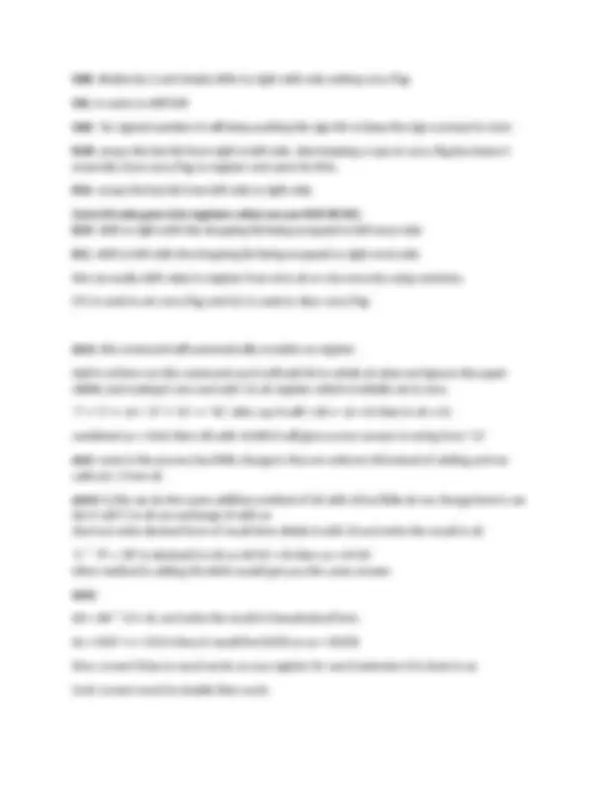 COAL Study Notes (Computer Organization & Assembly Language ...