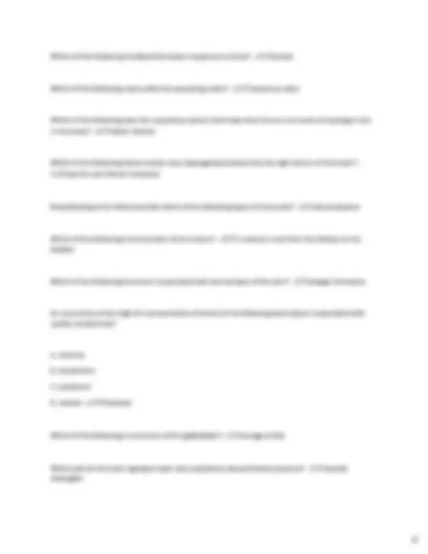 TSI Anatomy and Physiology Final Exam Q&A 2024/2025 | Exams Biology ...