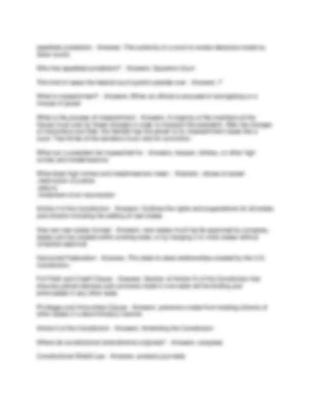U.S. Constitution Study Guide: Key Concepts and Principles | Exams ...