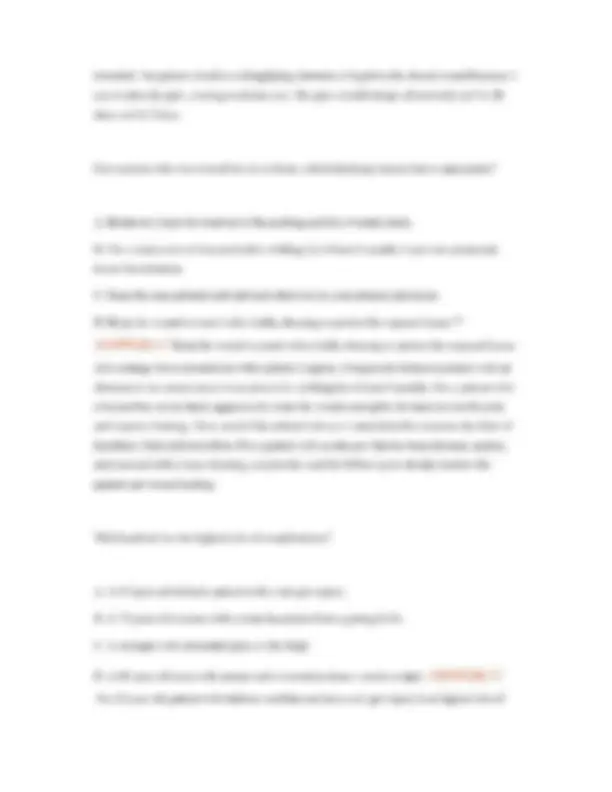 Wound Management Exam Study Set with Questions and Answers | Exams ...