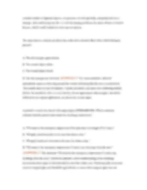 Wound Management Exam Study Set with Questions and Answers | Exams ...