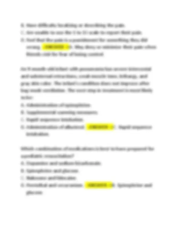 LATEST ENPC TEST QUESTIONS AND ANSWERS LATEST VERSION UPDATED AND ...