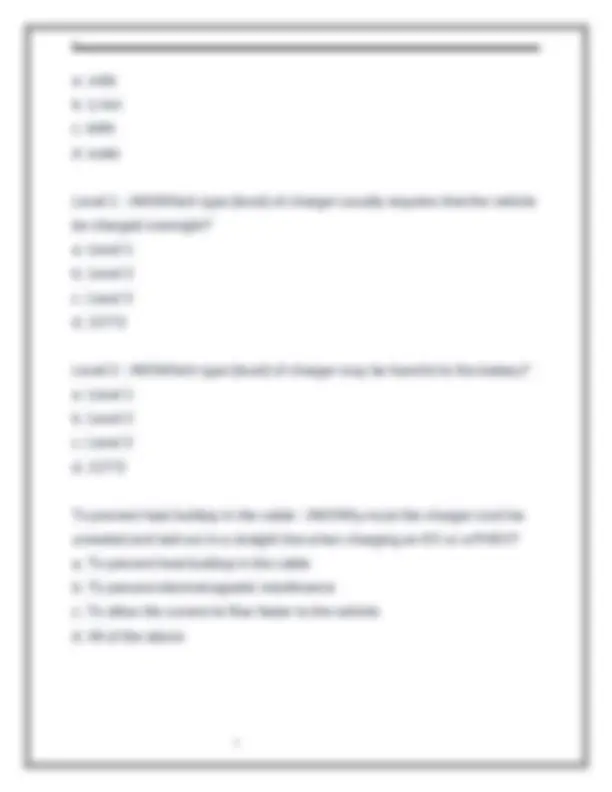 Electric and Plug-in Hybrid Electric Vehicles Test 2025-2026. Questions ...