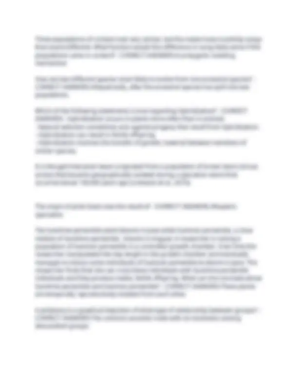 2024 BIOLOGY 1108 FINAL EXAM WITH CORRECT ANSWERS | Exams Nursing | Docsity