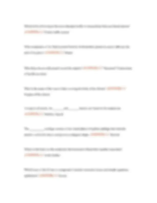 ALMS Anatomy & Physiology Pretest with Questions and Answers | Exams ...