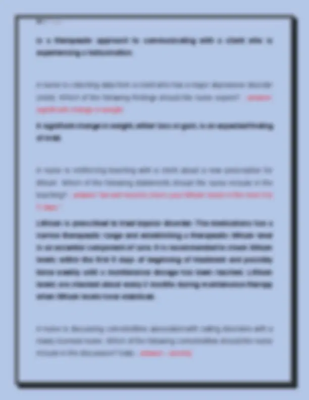 ATI Capstone Mental Health Assessment 2025 – Complete Verified Questions, Correct Answers ...