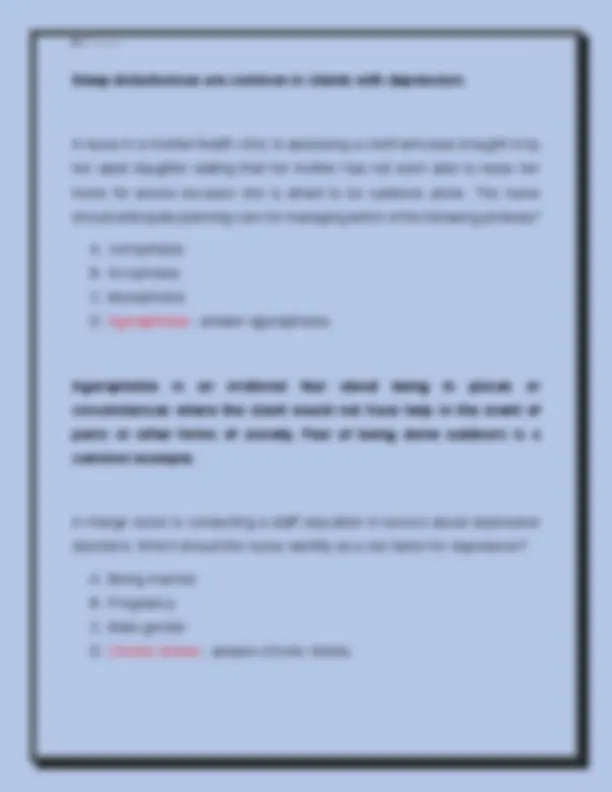 ATI Capstone Mental Health Assessment 2025 – Complete Verified ...